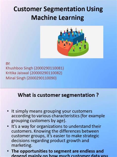 Customer Segmentation Using Machine Learning Pdf Cluster Analysis Machine Learning
