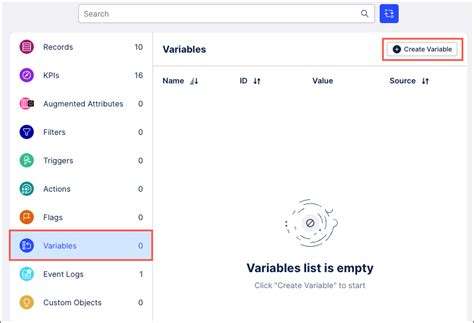 Knowledge Model Variables Legacy Views Only