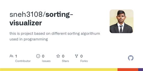 Github Sneh3108sorting Visualizer This Is Project Based On