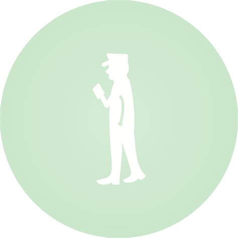 Guard Checking Passport Vector Icon 17493627 Vector Art At Vecteezy