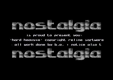CSDb Nostalgia Intro By Nostalgia 1999 CSDb Nostalgia Intro By Nostalgia 1999