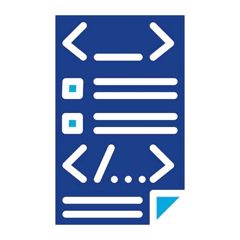 premium vector test script line illustration