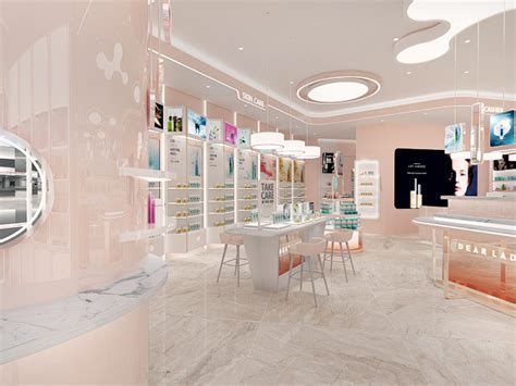 鼎禹化妆品终端设计 网红店 鼎禹广告 广州化妆品店设计 服装店设计 美妆店设计 道具设计