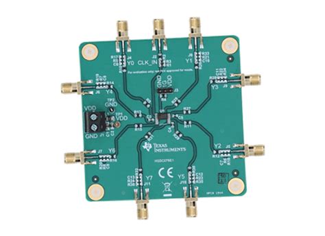 Lmk1c1104evm Clock Buffer Evaluation Module Evm Ti Mouser