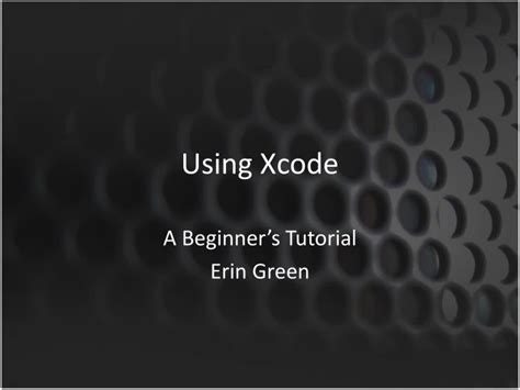 ppt using xcode powerpoint presentation free download id 3937928