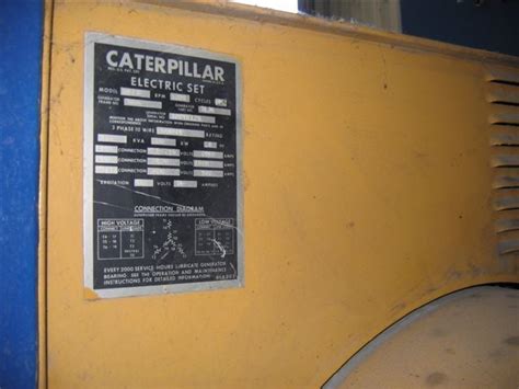 600 Kw 1200 Rpm Caterpillar Srcr Generator End For Sale Surplus Record