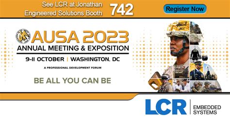 Visit Lcr At Ausa 2023 Lcr Embedded Systems
