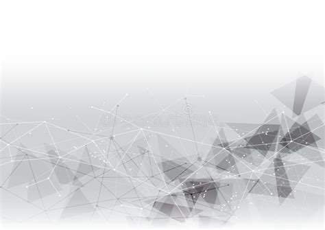 Background Abstract Polygon Data Technology Communication Vector Stock Vector Illustration Of