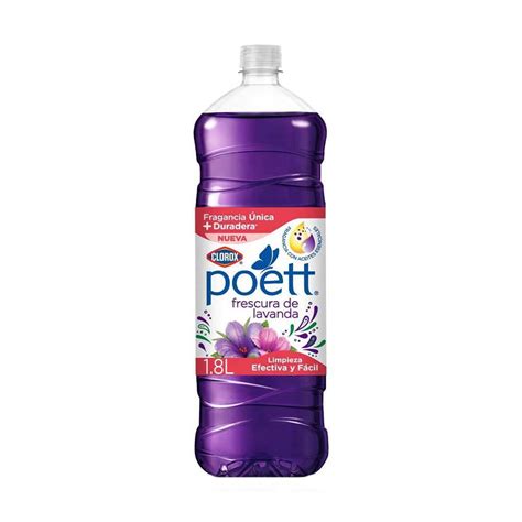 Limpiador Líquido Aromatizante Poett Frescura Lavanda 18 Lt Walmart