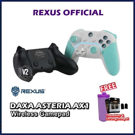 Jual Rexus Daxa Asteria Ax1 V2 Gen 2 Wireless Gamepad Joystick Ax 1