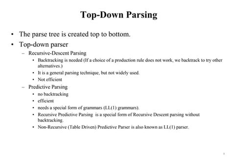 6 Practice Problems Ll 1 Parser 16 05 2023 Pptx