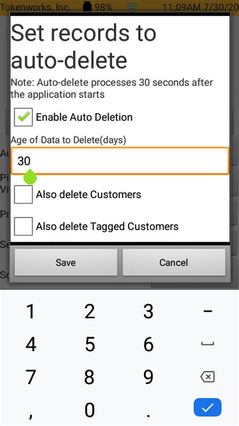 How To Setup Auto Deletion On An IDVisor Smart Smart Plus Smart V