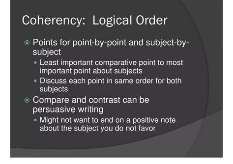 Compare And Contrast Classification Definition Ppt