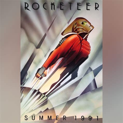 The Rocketeer Poster The Rocketeer Vhs 1992 Walt Disney Movie Brand