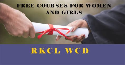 RKCL WCD Free RSCIT RSCSEP RSCFA Courses For Female