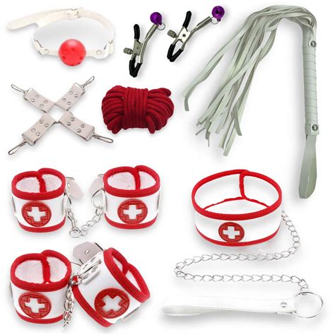 Wholesale Power Escorts Br301 Kinky Nurse Bondage Box 10 Pcs Role