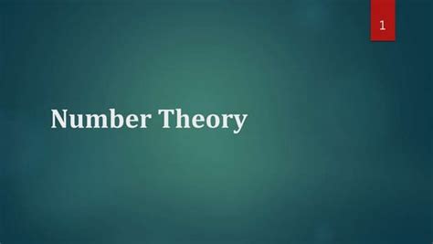 Number Theory And Gcdpdf