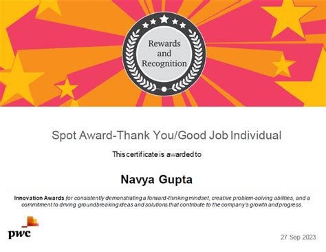 Navya Gupta On Linkedin Pwc Pwcindia Pwcproud Technology Innovation Powerplatform Spotaward