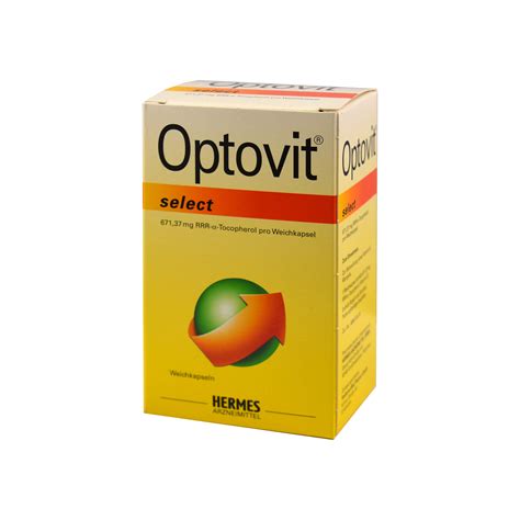 Optovit Select 1000 Ie 50 St Arzneimittel Datenbank