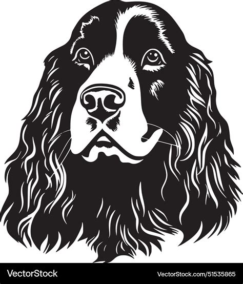 Cocker Spaniel Hochwertiges Logo Ideal Vektorbild