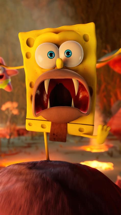 Bob Esponja Y Patricio En El Batido Cósmico Fondo De Pantalla 4k Para Celular Móvil Y Iphone Id