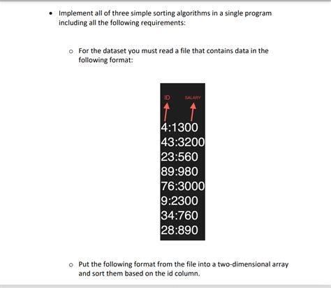 Solved Implement All Of Three Simple Sorting Algorithms In A