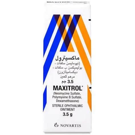 Maxitrol 1 Eye Ointment 35 Gm Whites