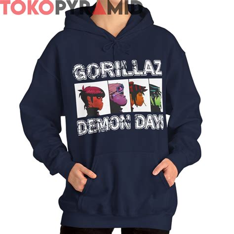 Rare Vintage Gorillaz Demon Days Shirt Tokopyramid