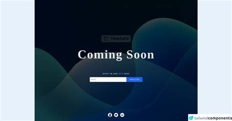 6 free tailwind coming soon pages for your project