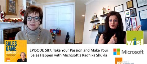 Episode 587 Take Your Passion And Make Your Sales Happen With Microsofts Radhika Shukla
