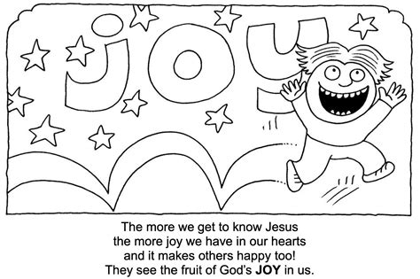 Coloring Page Fruit Of The Spirit