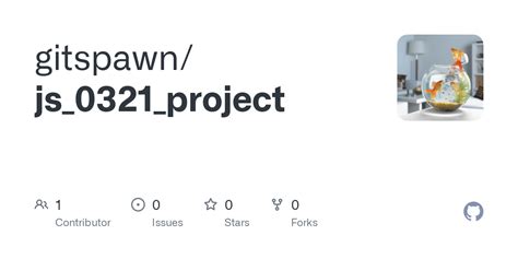 GitHub Gitspawn Js Project