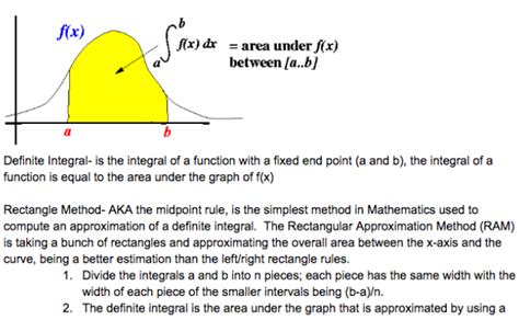 Newtons Notes For Newbies Rectangular Approximation Method