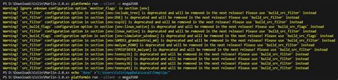 Warning When Compiling Marlin Platformio Ide Platformio Community