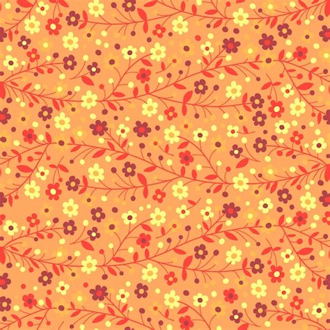 Premium Vector Flowering Branches Seamless Pattern