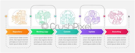 source control concepts rectangle infographic template stock vector 5840952 crushpixel