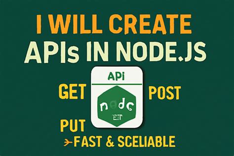 Create Scalable And Fast Apis In Nodejs For Your Applications By Hasnatahmed103 Fiverr