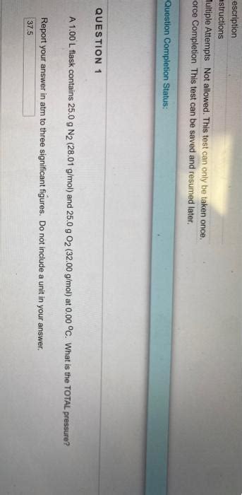 solved escription structions multiple attempts not allowed