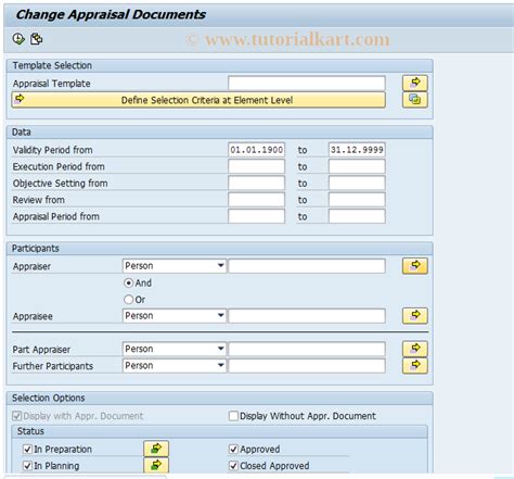 LSO RHXEVALV OLD SAP Tcode Course Appraisals