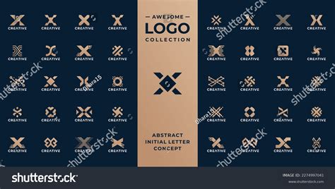 Collection Initial Letter X Logo Design Stock Vector Royalty Free 2274997041 Shutterstock