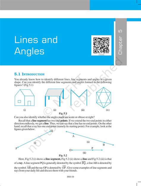 Ncert Book For Class 7 Maths Chapter 5 Lines And Angles Indcareer