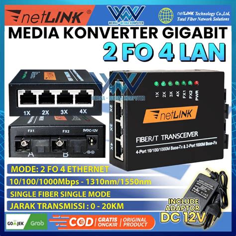 netlink htb gs03 gs 03 a b gigabit media converter gigabit rj45 fiber