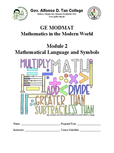 Unit 2 Mathematical Language And Symbols Pdf If And Only If