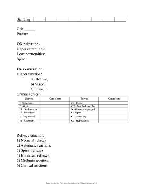 Ppt Pediatric Assessment Form Powerpoint Presentation Free Download