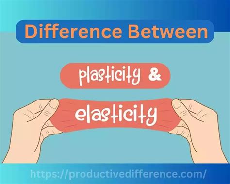 Difference Between Plasticity And Elasticity