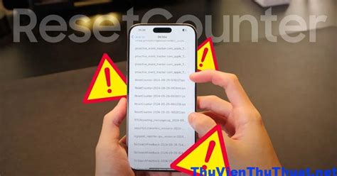 lỗi reset counter trên iphone nguyên nhân and cách khắc phục