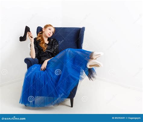 Ballerina And High Heeled Shoes Stock Image Image Of Ballet Beauty