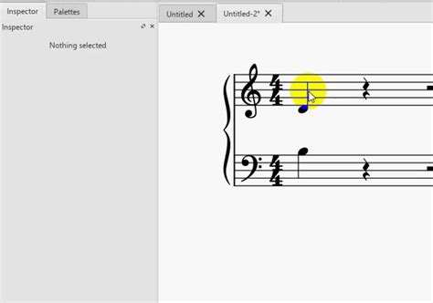 How To Attach Notes Wrote In Different Staves MuseScore