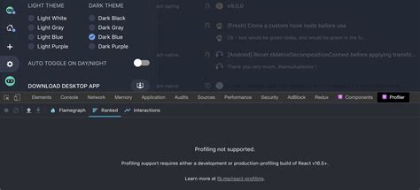 Getting “profiling Not Supported” Message Sometimes · Issue 343