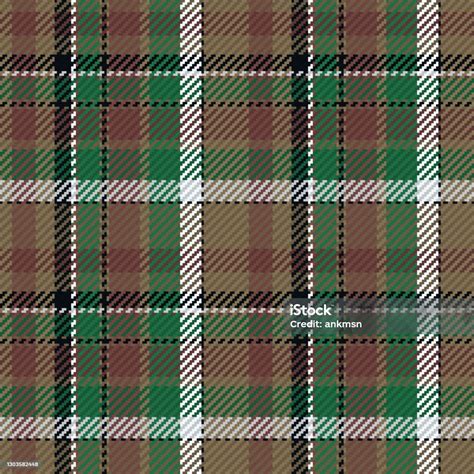 스코틀랜드 타탄 격자 무늬의 매끄러운 패턴 체크 패브릭 텍스처가 있는 반복 가능한 배경입니다 벡터 배경 스트라이프 텍스타일 프린트 0명에 대한 스톡 벡터 아트 및 기타